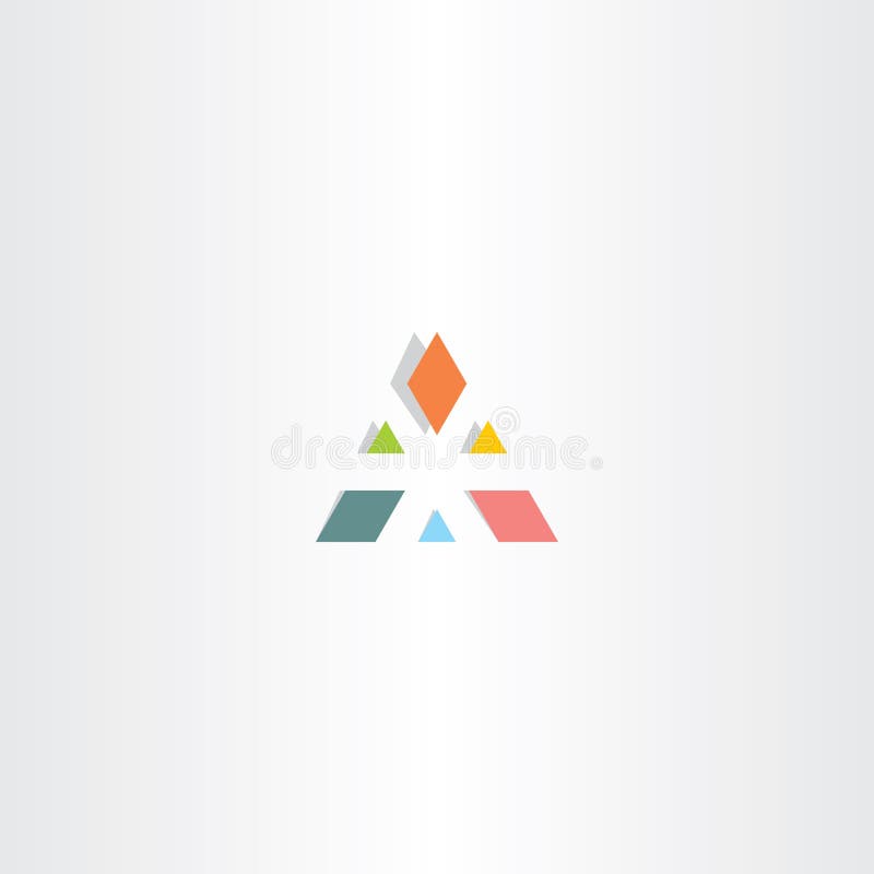 Abstract Triangle Business Colorful Logo Vector Stock Vector ...
