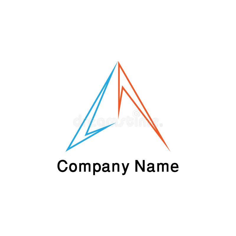 Abstract Triangle Business Vector Logo Stock Vector - Illustration of ...