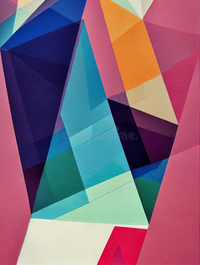 Abstract Triangle Design stock illustration. Illustration of mind ...