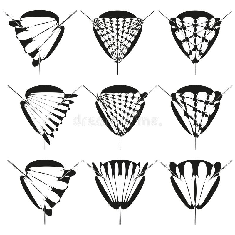 Feathered Shape Stock Illustrations – 2,552 Feathered Shape Stock ...