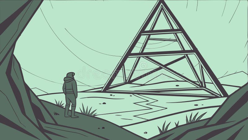 Abstract Triangle Frame with Modern Structure and Figure, Vector Design ...