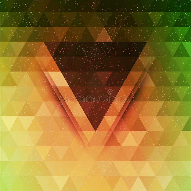 Abstract Triangle Future Vector Background Stock Vector - Illustration ...