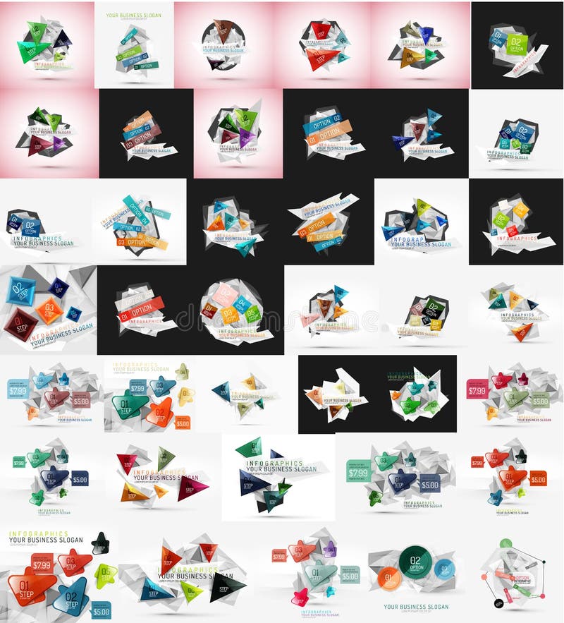 Abstract Triangle Geometric Universal Design Stock Vector ...