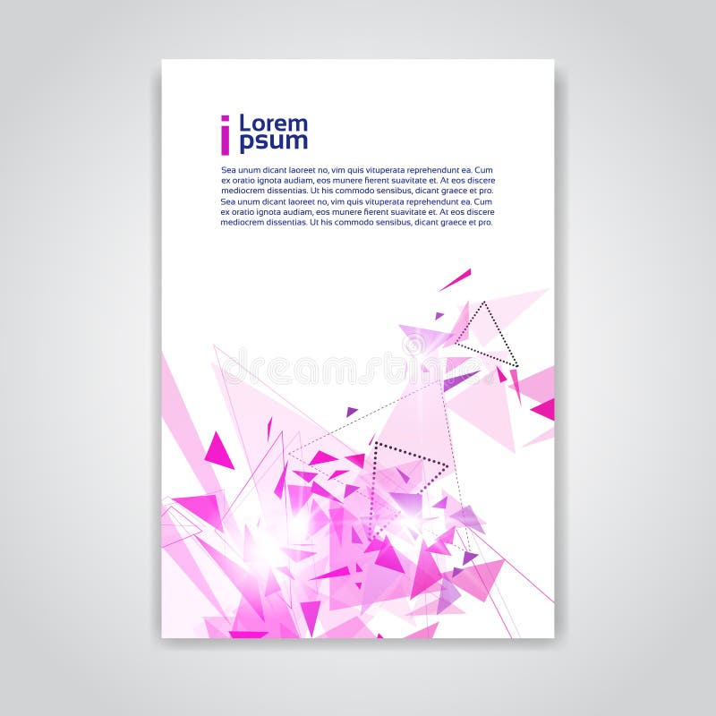 Abstract Triangle Geometrical Background Banner Copy Space Stock Vector ...