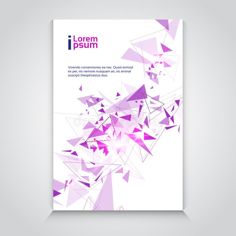 Abstract Triangle Geometrical Background Banner Copy Space Stock Vector ...