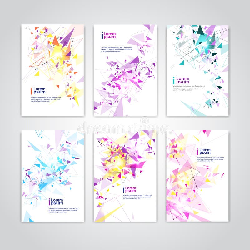 Abstract Triangle Geometrical Background Banner Copy Space Stock Vector ...