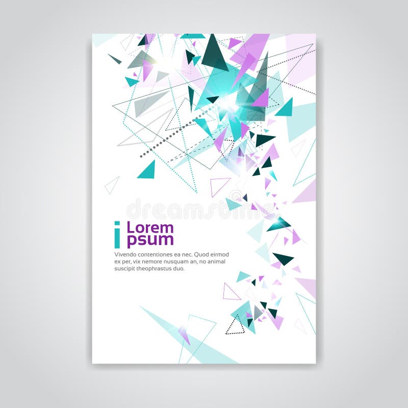 Abstract Triangle Geometrical Background Banner Copy Space Stock Vector ...