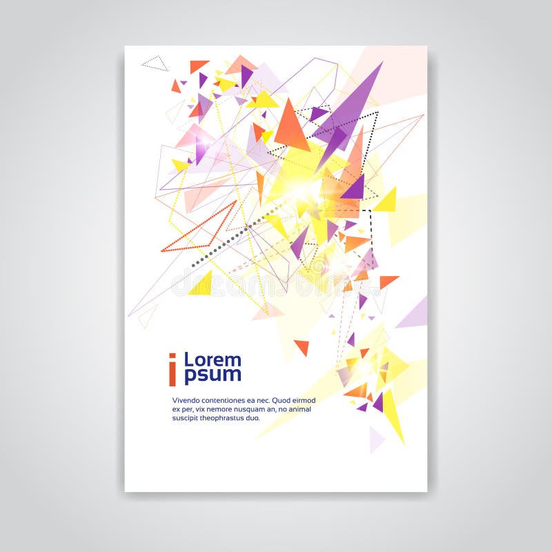 Abstract Triangle Geometrical Background Banner Copy Space Stock Vector ...