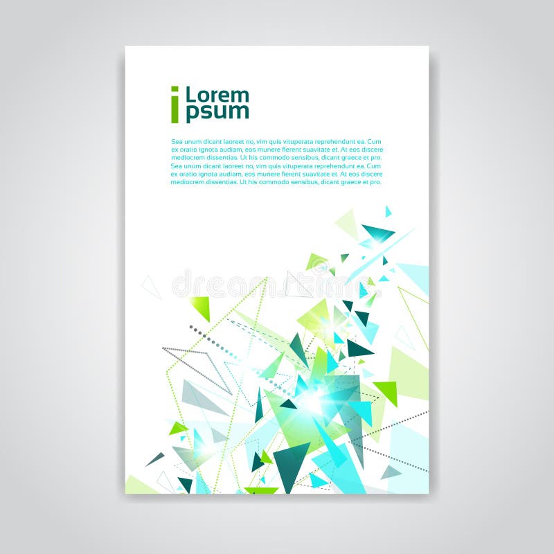 Abstract Triangle Geometrical Background Banner Copy Space Stock Vector ...