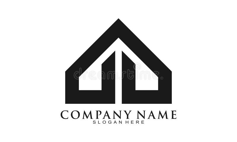 Abstract Triangle House Illustration Vector Logo Stock Vector ...