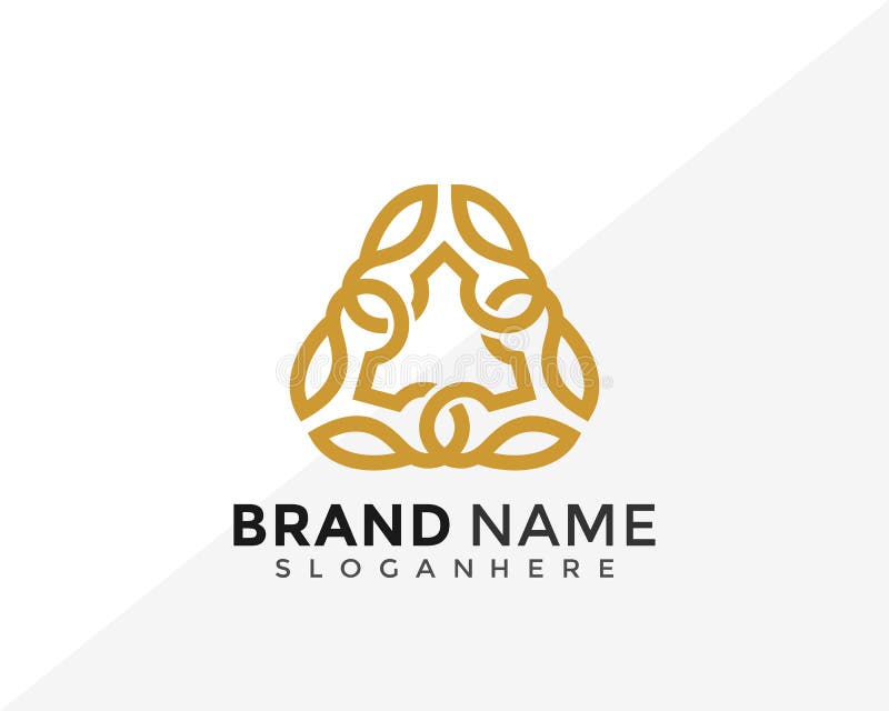 Abstract Triangle Leaf Logo Stock Illustrations – 2,784 Abstract ...