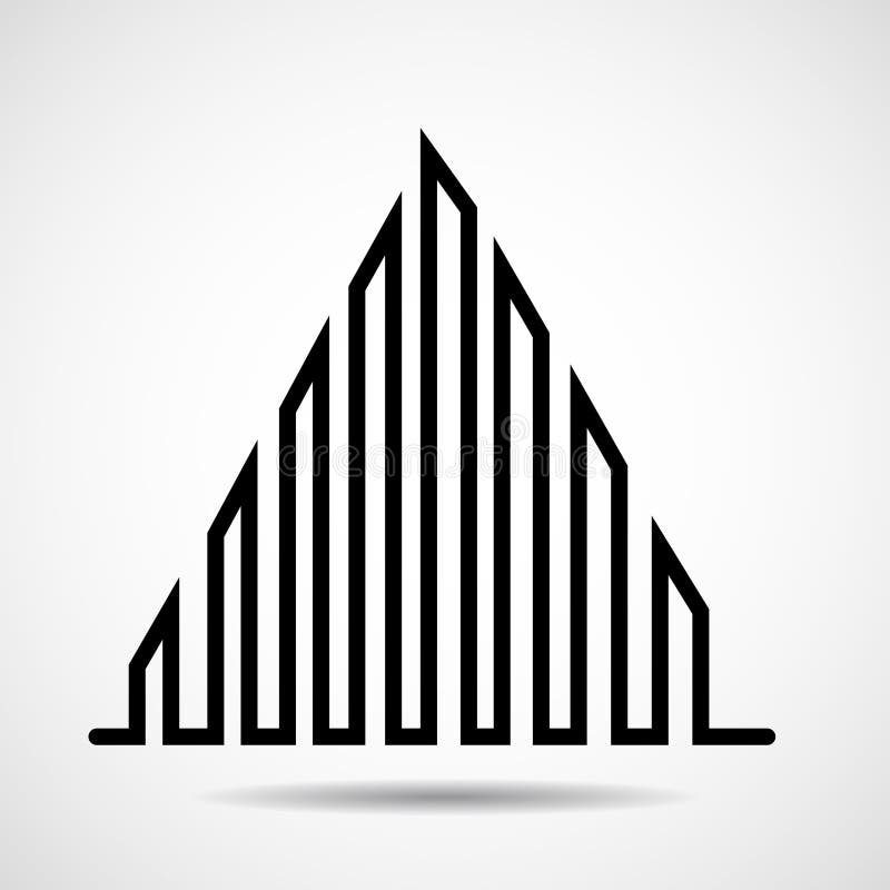 Abstract Triangle of Line. Vector Design Element Stock Vector ...