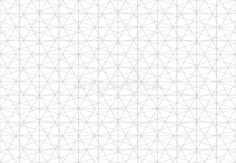 Abstract Triangle Lines Seamless Pattern. Vector Background for Web and ...