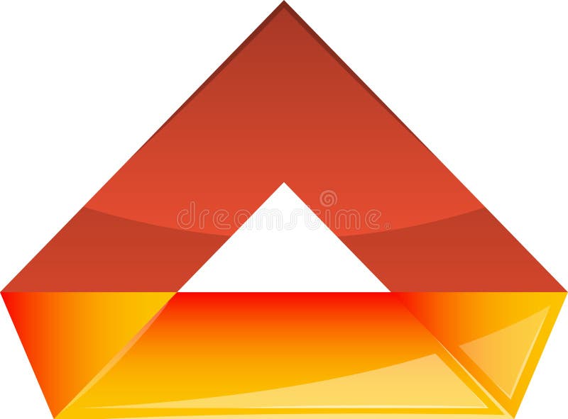Abstract Triangle Logo and Play Button in Trendy and Minimal Style ...