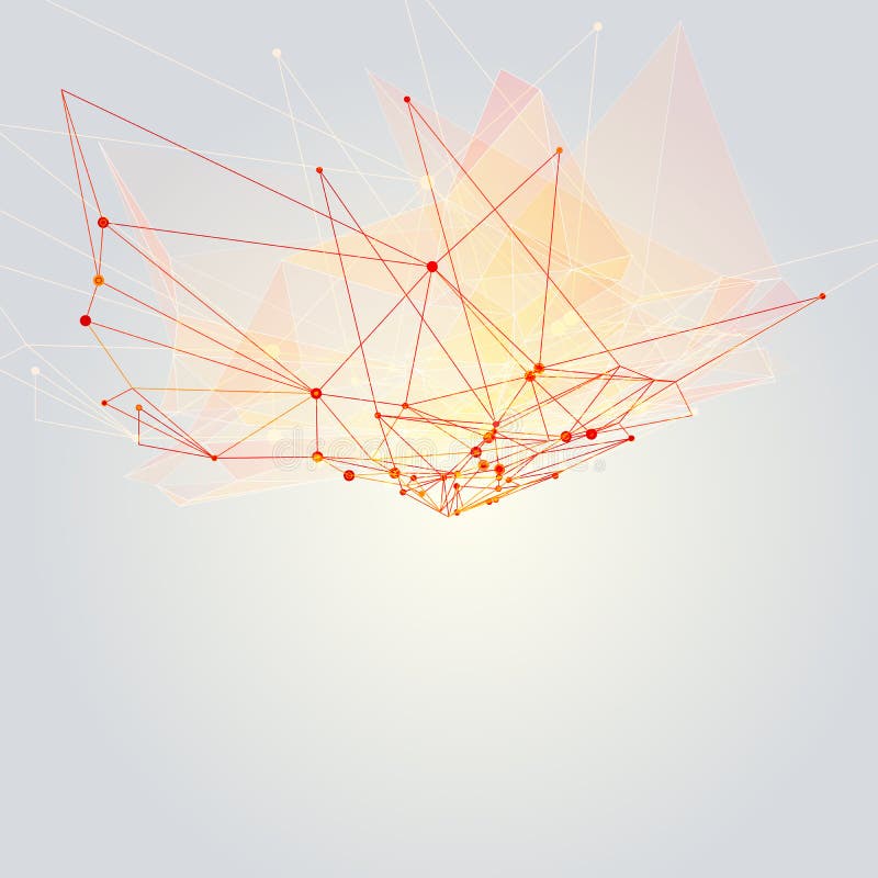 Abstract Triangle Mesh Background Stock Vector - Illustration of mesh ...