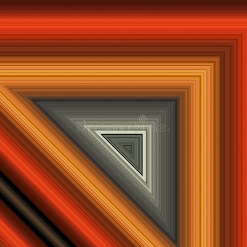 Abstract Triangle from Multi-colored Layers. Stock Illustration ...