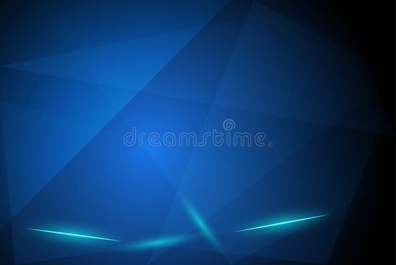 Abstract Triangle Overlay and Glow Light Effect Stock Illustration ...