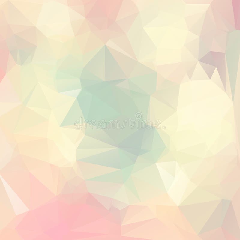 Abstract Triangle Pastel Colors Stock Illustration - Illustration of ...