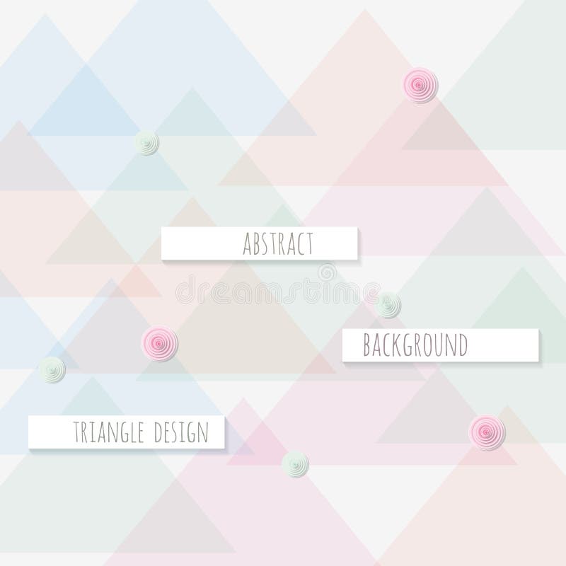Abstract Triangle Pattern Background. Trendy Template for Business ...