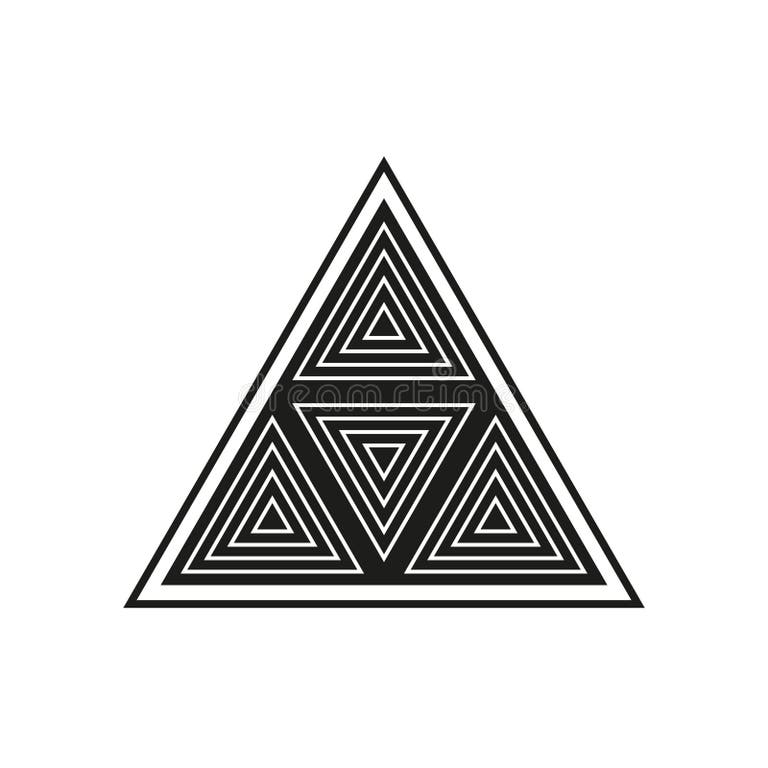 Triangle Concentric Stock Illustrations – 4,364 Triangle Concentric ...