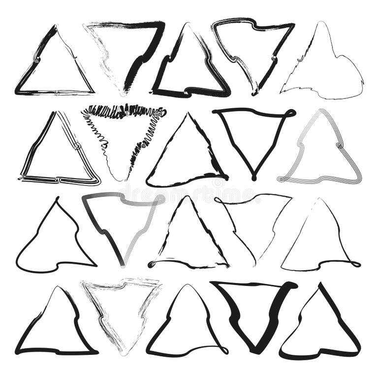 Abstract Triangle Pattern. Geometric Shape Array. Repeating Vector ...