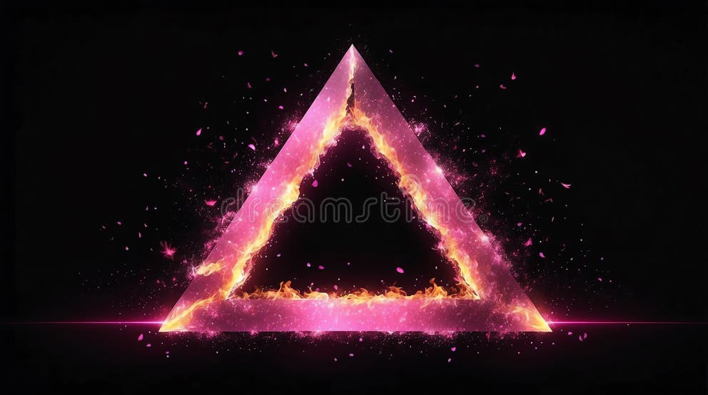 Pink Triangle Particles Stock Illustrations – 919 Pink Triangle ...