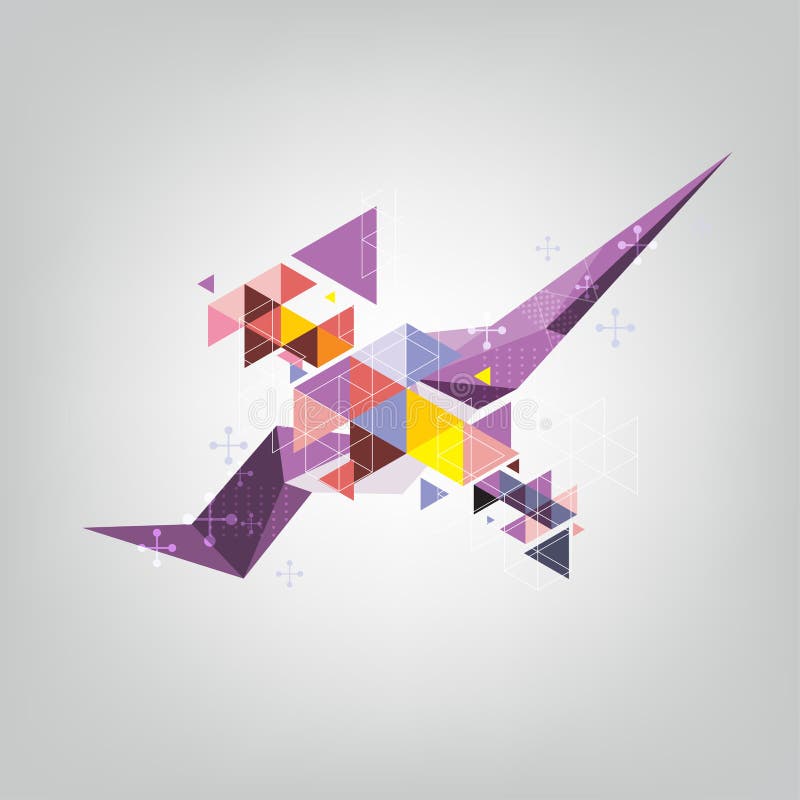 Polygon Design Stylized Vector Abstract Background Stock Vector ...