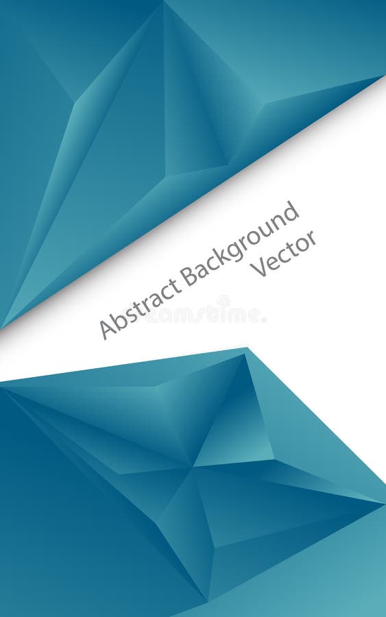 Abstract Triangle Polygon and Text Layout Stock Vector - Illustration ...