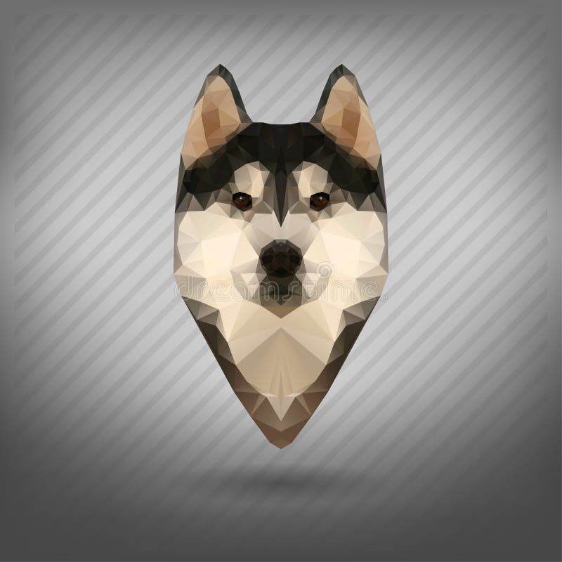 Abstract Triangle Polygonal Animal Stock Vector - Illustration of ...