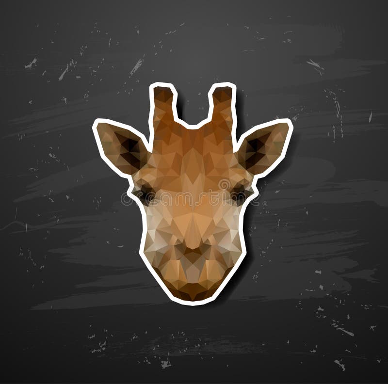 Abstract Triangle Polygonal Animal Stock Vector - Illustration of ...