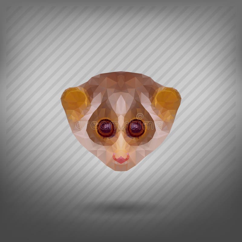 Abstract Triangle Polygonal Animal Stock Vector - Illustration of ...