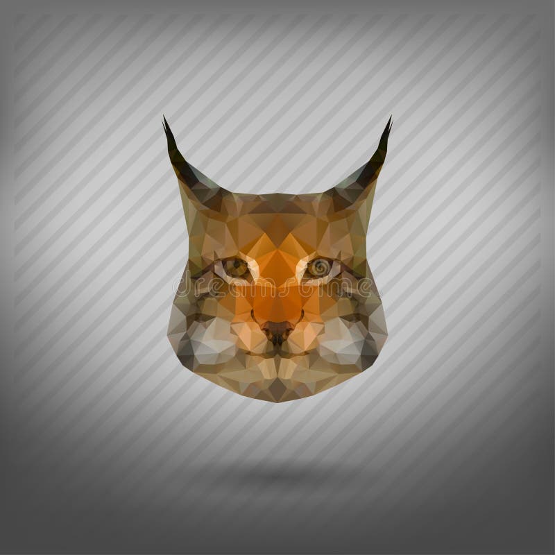 Abstract Triangle Polygonal Animal Stock Vector - Illustration of ...