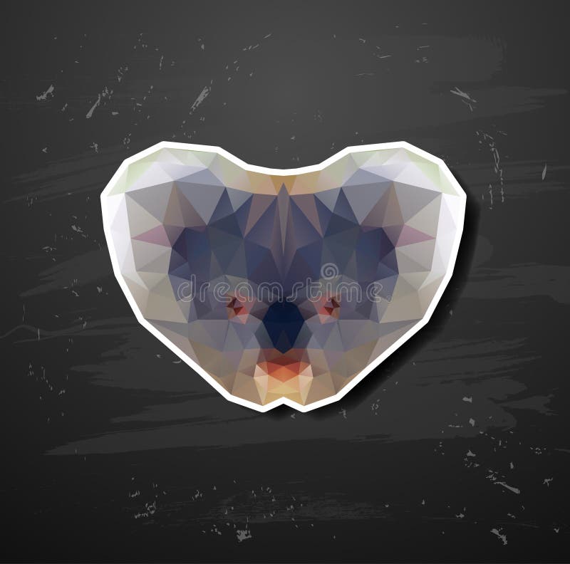 Abstract Triangle Polygonal Animal Stock Vector - Illustration of ...