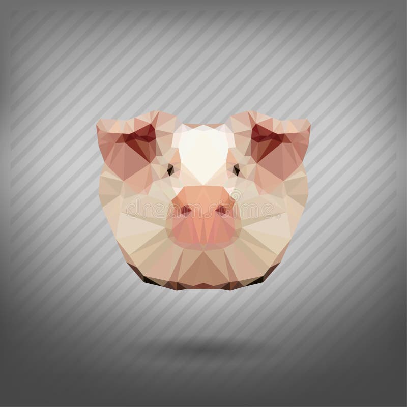 Abstract Triangle Polygonal Animal Stock Vector - Illustration of ...