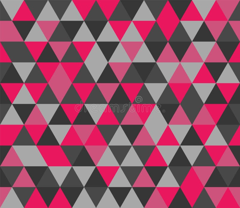 Abstract Triangle Seamless Pattern, Soft Color. Stock Vector ...