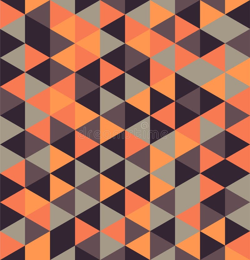 Abstract Triangle Seamless Pattern, Soft Color. Stock Vector ...