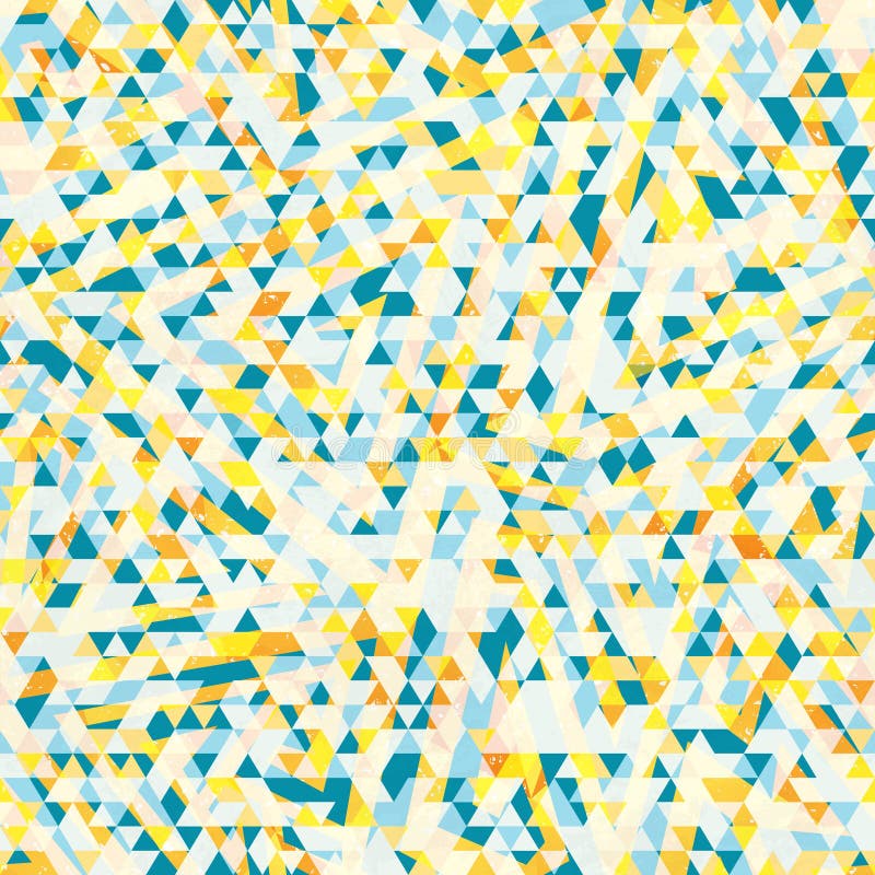 Abstract Triangle Seamless Texture Stock Vector - Illustration of funky ...