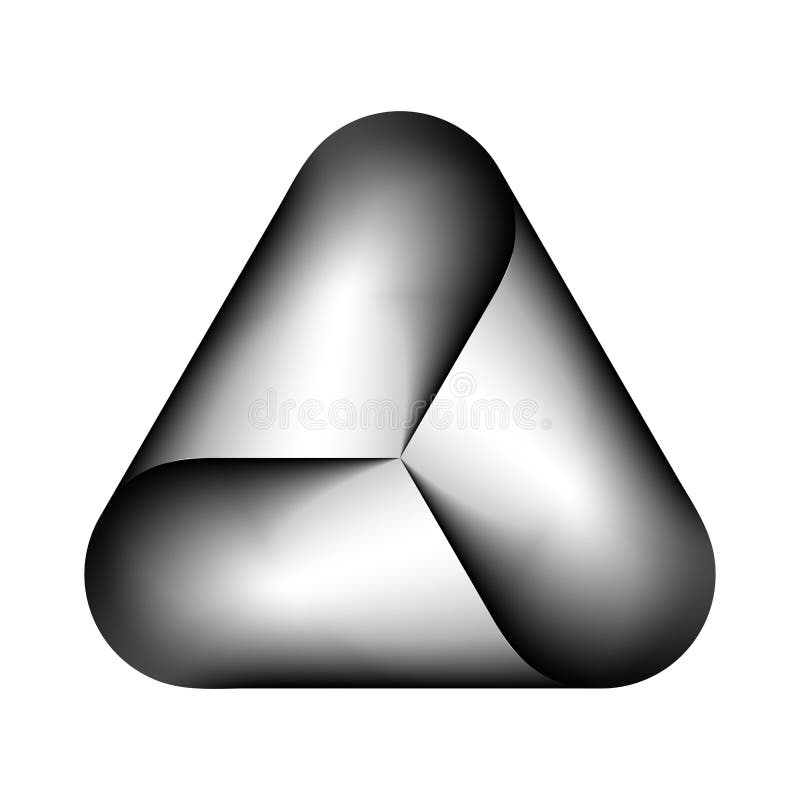 Abstract Triangle Shape Logo Paper Fold Stock Vector - Illustration of ...