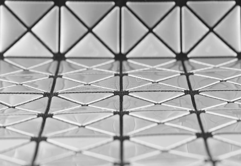 Abstract Triangle Silver Reflection Background Texture. Stock Photo ...