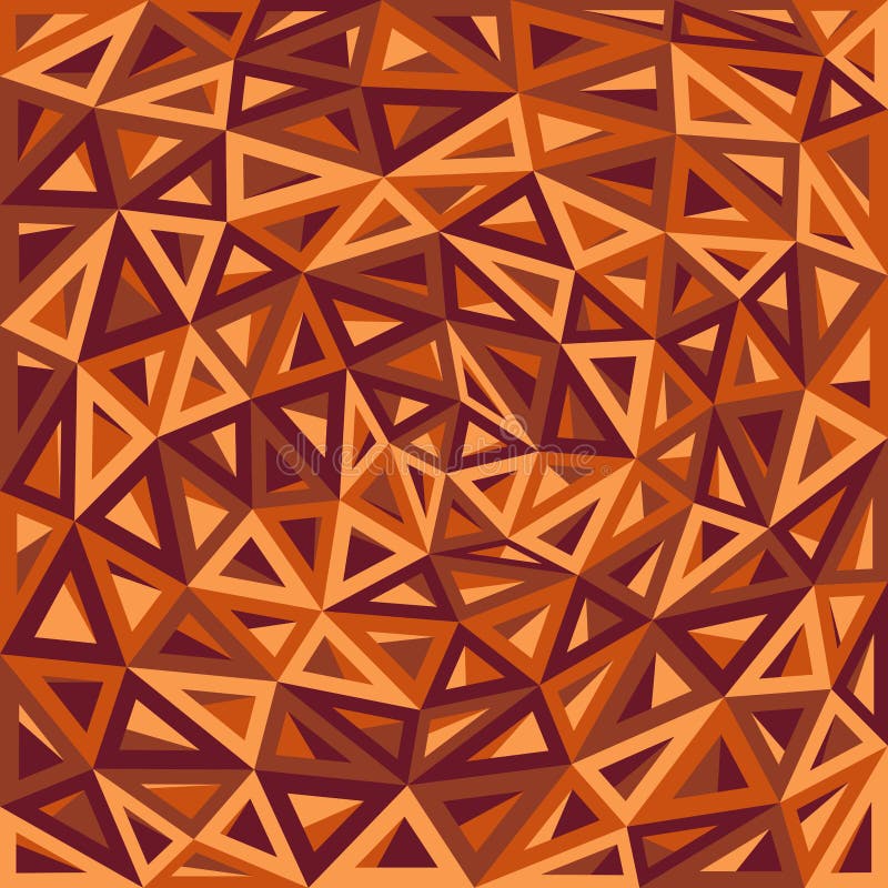 Abstract Triangles Orange Background Stock Vector - Illustration of ...