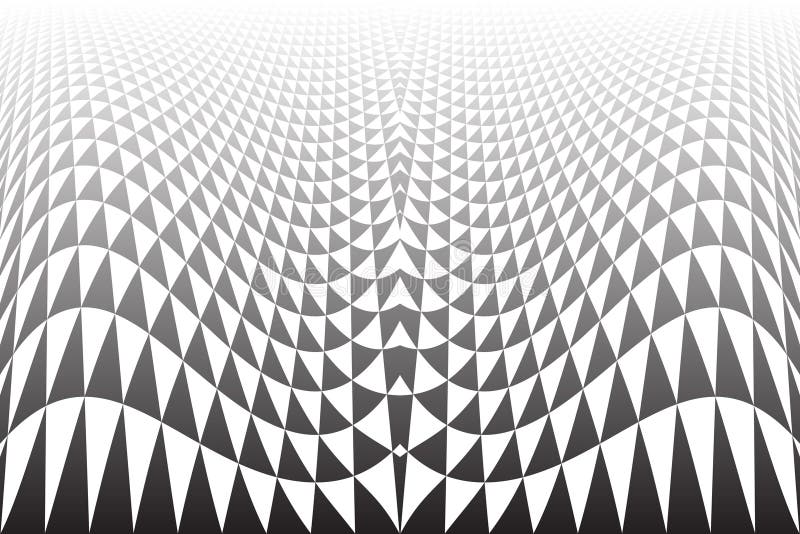 Abstract Triangles Pattern. Symmetrical Textured Background with 3D ...