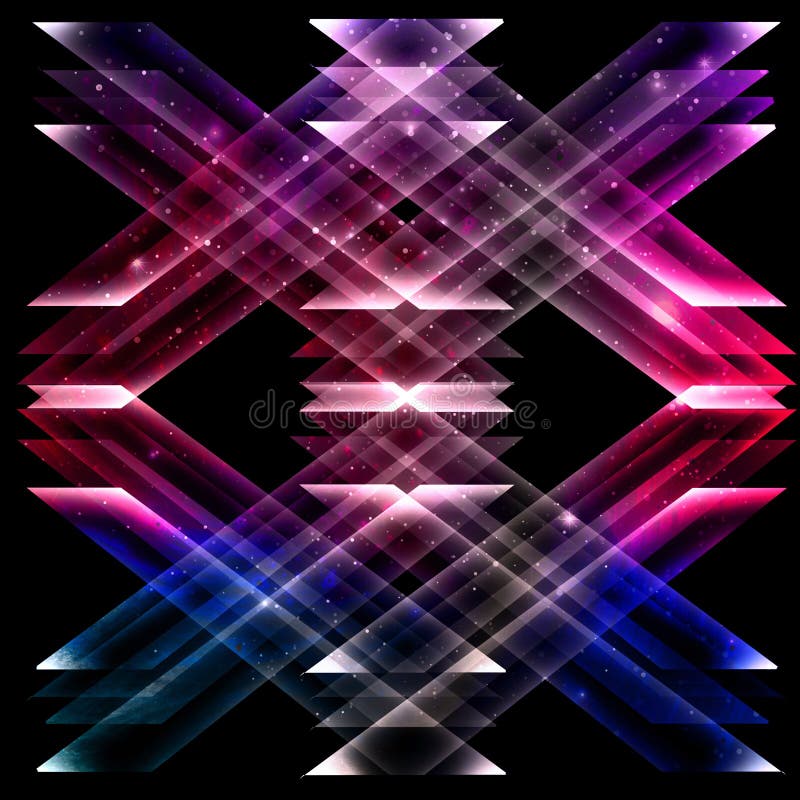 Abstract Triangles Shapes Future Texture Space Stock Illustration ...