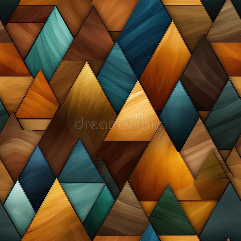 Abstract Triangles Wallpaper with Vibrant Colors and Textured Forms ...