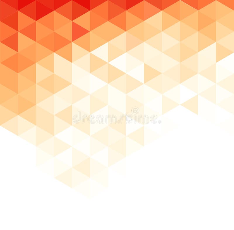 Orange triangles 1 stock vector. Illustration of graphic - 166837869