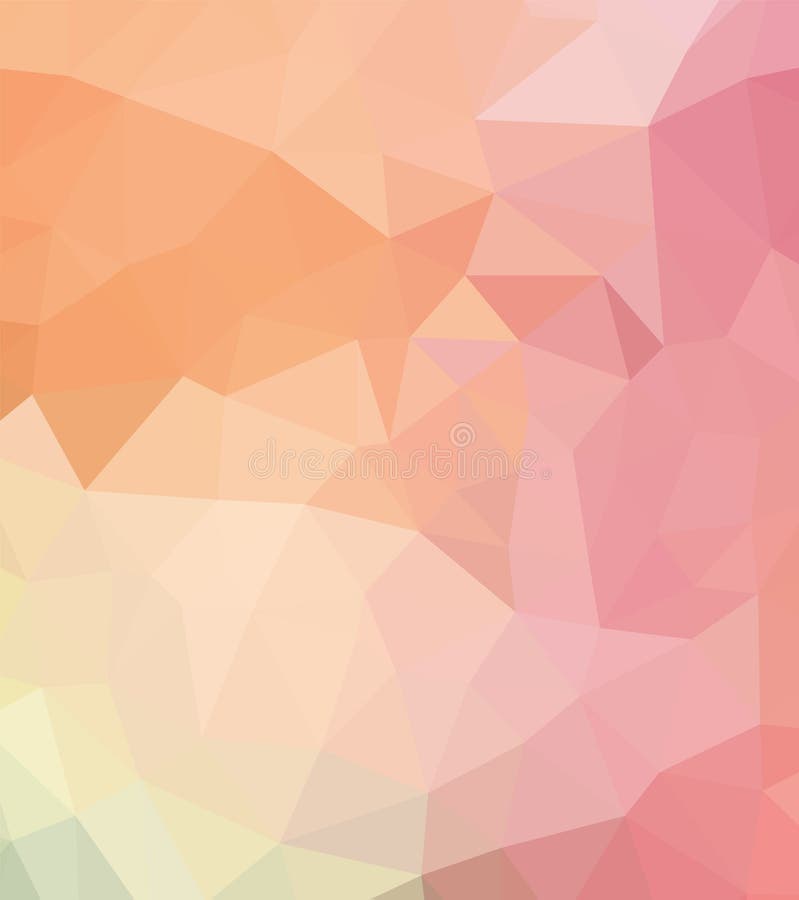 Abstract Triangular Background Texture, Low Poly Style Full Colo Stock ...
