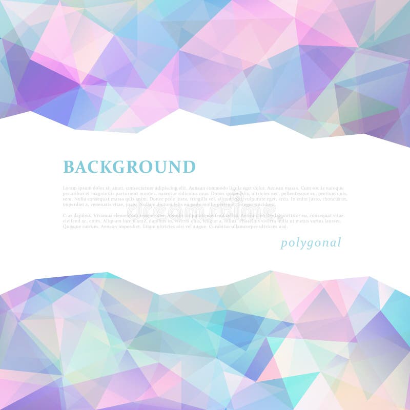 Abstract triangular banner stock vector. Illustration of mosaic - 128508571