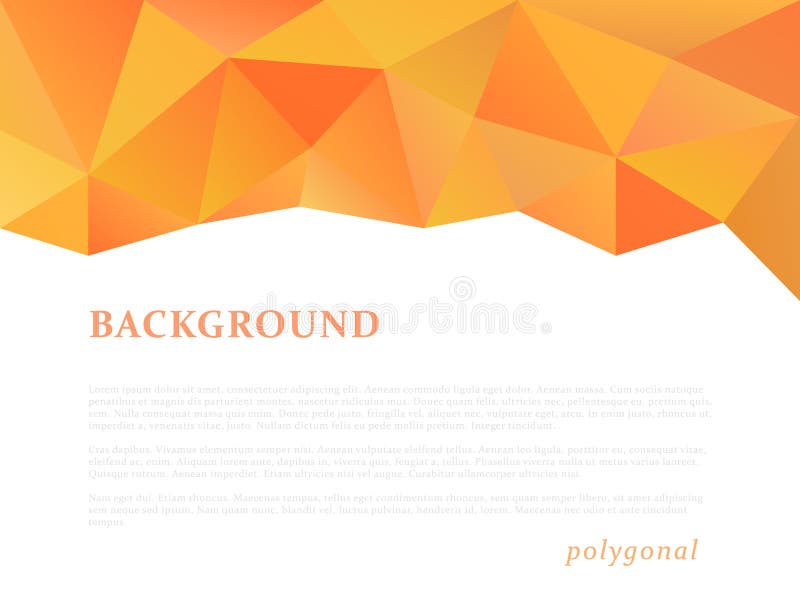 Abstract triangular banner stock vector. Illustration of concept ...