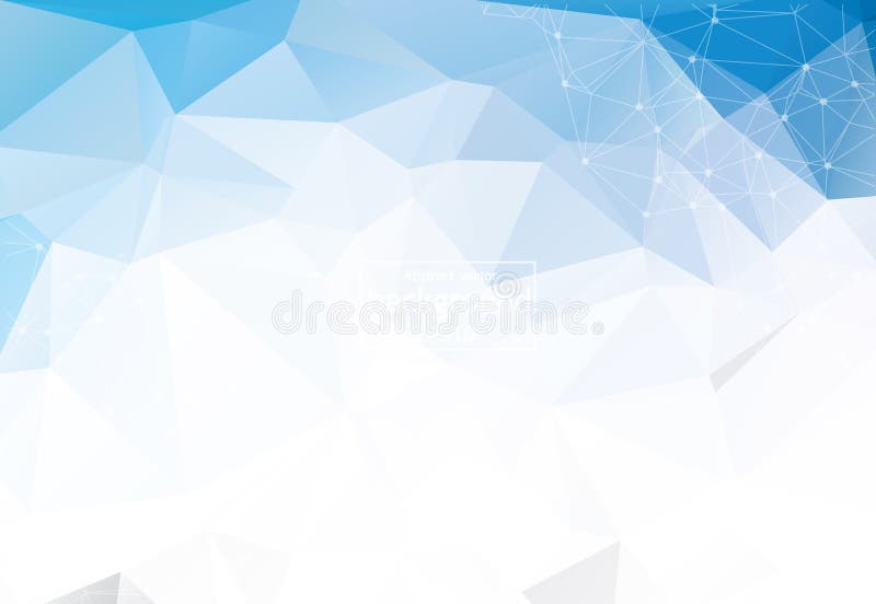 Abstract Triangular Blue Background with Polygonal & Triangular Shapes ...