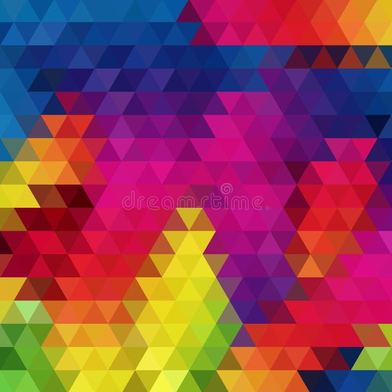 Abstract Triangular Color Background. Polygonal Style. Eps 10 Stock ...