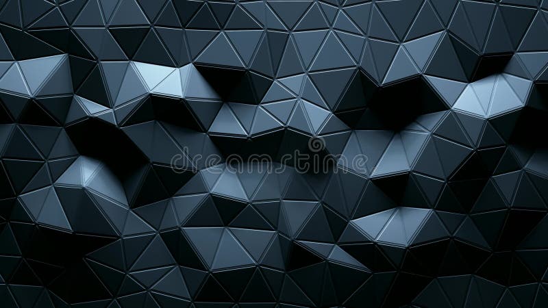 Abstract Triangular Crystalline Background Animation. 4K Stock Video ...